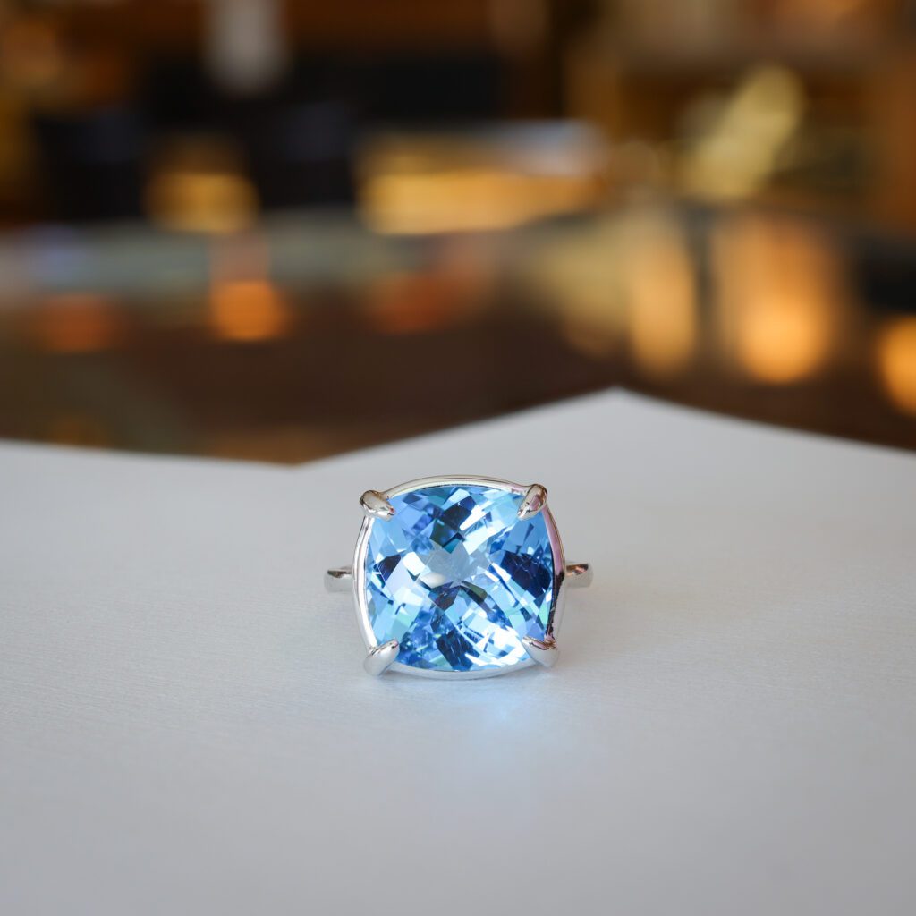 Blue Topaz Ring - Watson Workshop