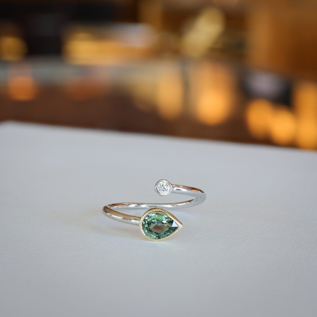 Tanzanite and Diamond Ring (SOLD) - Watson Workshop