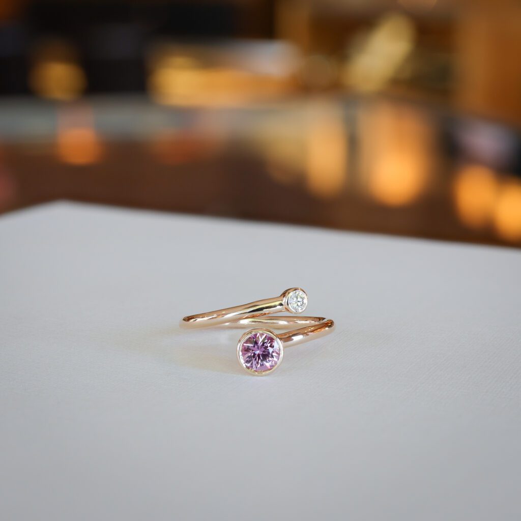 Sapphire and Diamond Ring (SOLD) - Watson Workshop