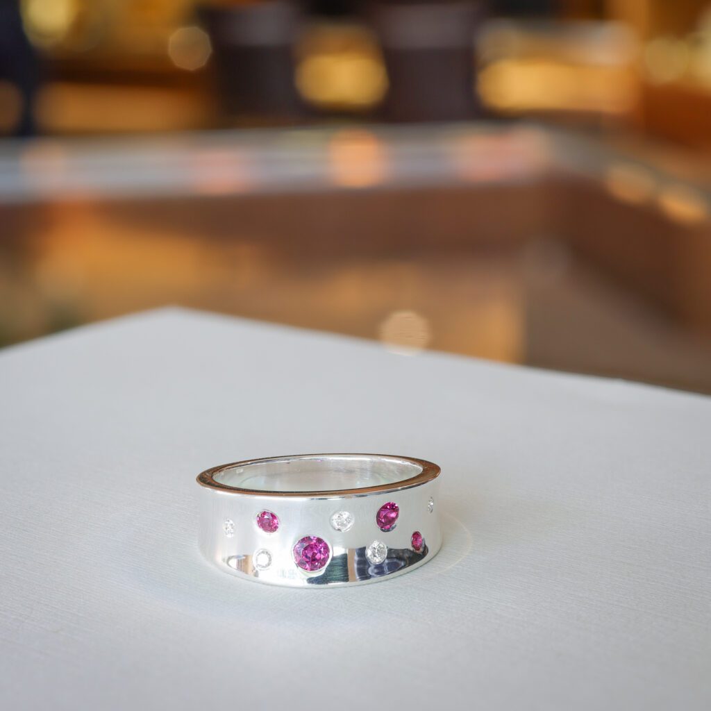 Watson Workshop "ReCurve" Ruby and Diamond Ring - Watson Workshop