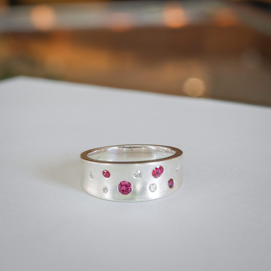 Watson Workshop "ReCurve" Ruby and Diamond Ring - Watson Workshop