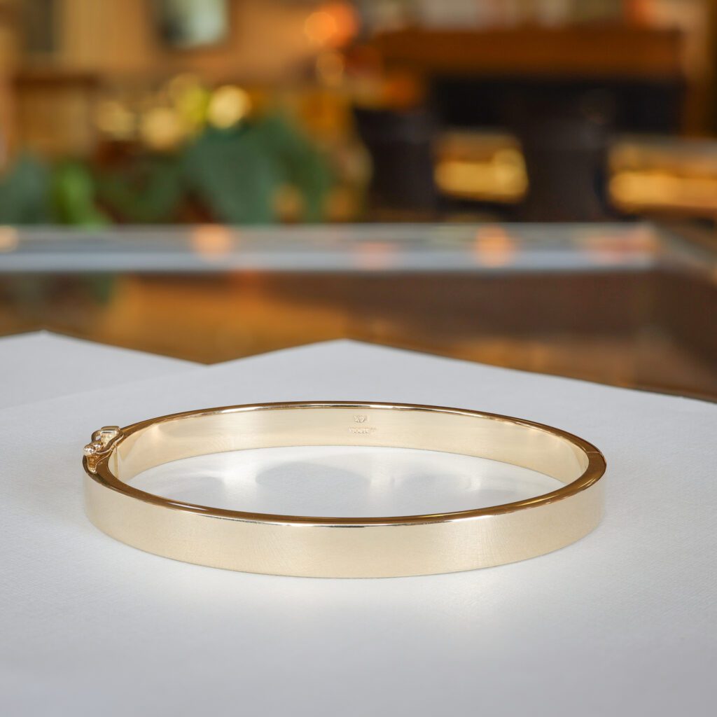 Watson Workshop Gold Hinged Bangle - Watson Workshop