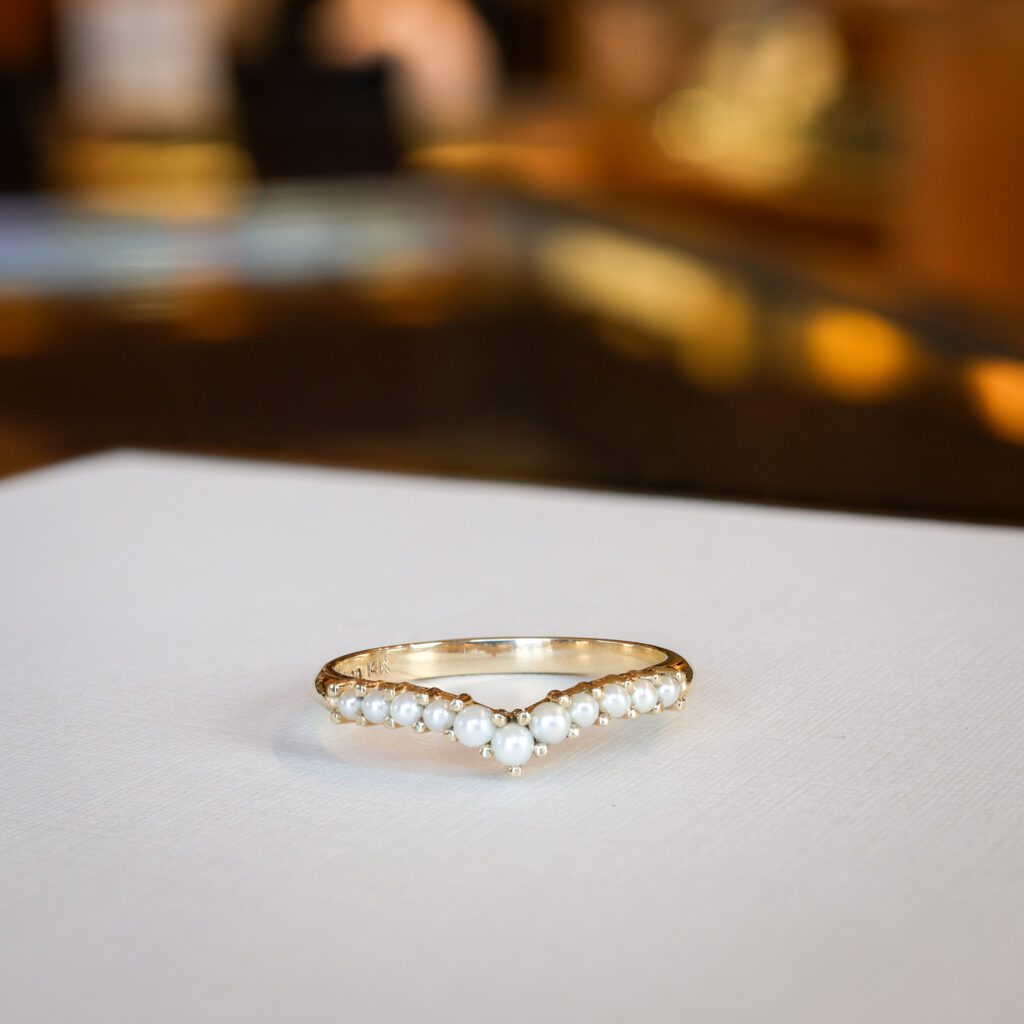 Watson Workshop Pearl Chevron Band (SOLD) - Watson Workshop